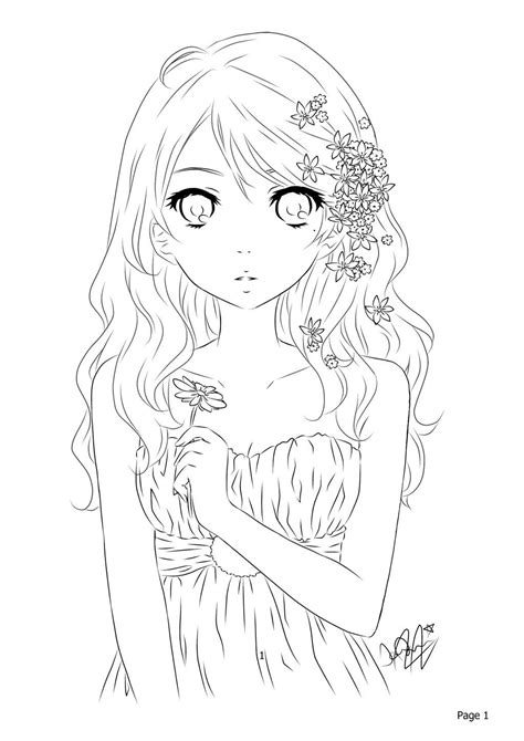 Anime Line Art