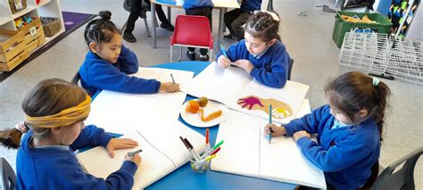 Reception Daffodil Class Still Life Drawings Sebright Primary School