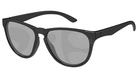 Black Side Sunglasses View Stock Illustrations 235 Black Side