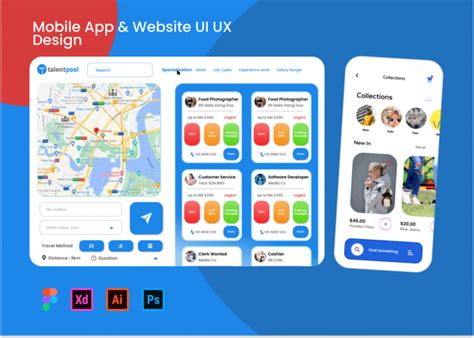 do ui ux design website dashboard mobile app ui ux design by