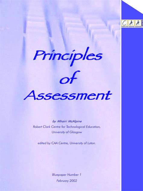 Principles Of Assessment Pdf Educational Assessment Test Assessment