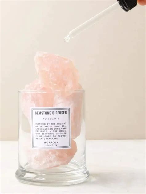 Rose Quartz Gemstone Diffuser Holly And Co