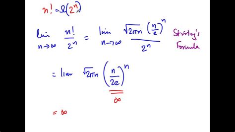 Comparing Functions Using Limits Basic Efficiency Classes Youtube