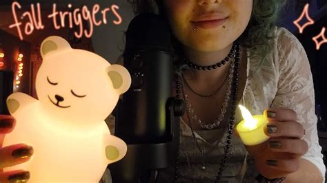 Asmr🪻 Cozy Fall Triggers🕯🍂 Youtube