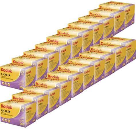 20 Packs Kodak GOLD 200 Color Negative Film 35mm Roll Film 24