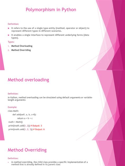 Polymorphism In Python Pdf
