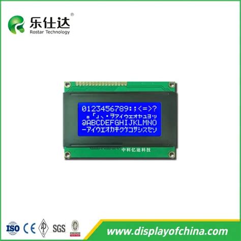 Blue Stn 164 Pin Connector Lcm Dot Matrix Character Lcd Module 164