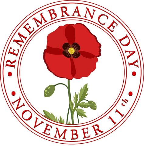 Remembrance Day Poppy Sticker Images Free Download On Freepik