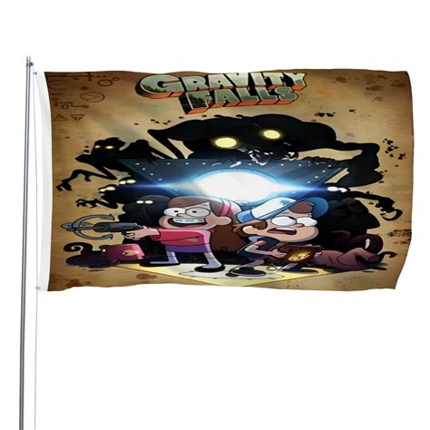 Gravity Falls Flag Perfect For Outdoor Decoration Can Be Hung Indoors Outdoor Lawn Balcony