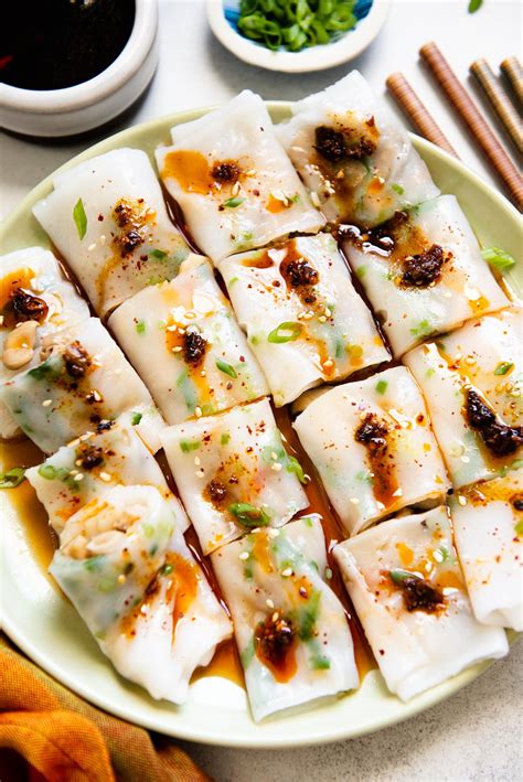 Mixed Mushroom Cheung Fun Recipe Recipes Vegan Recipes Asian Recipes