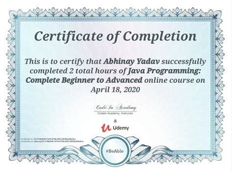 abhinay yadav on linkedin udemy javaprogramming codekarona
