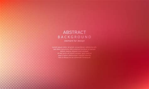 Premium Vector Abstract Red Gradient Background With Dots Element For Design Poster Stylized
