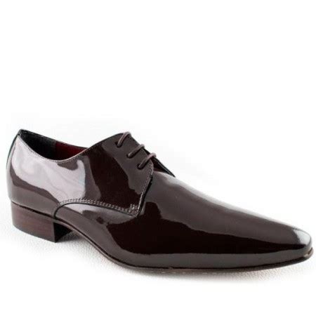 Deep Red Plain Derby Shoes Mens Burgundy Formal Shoes With Laces