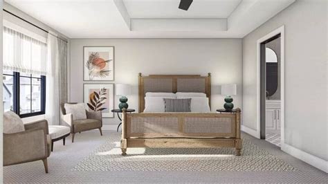 Two Story Modern Farmhouse Quadplex With Open Living Space And 3 Bed