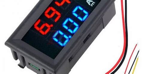 DC V A LED DC DUAL Display Digital Ammeter