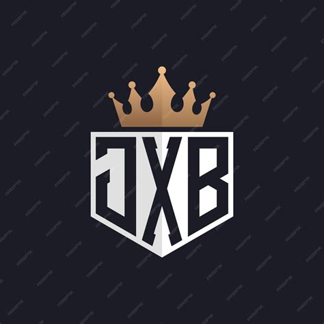 Premium Vector Luxury Jxb Logo With Crown Elegant Initials Jxb Letter