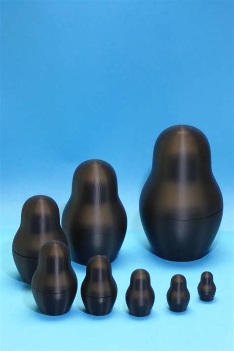 Matryoshka Babushka Set Free 3d Print Model Makerworld