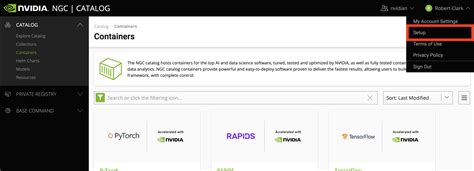 Step 2 Authenticating Local Docker With Ngc Nvidia Docs
