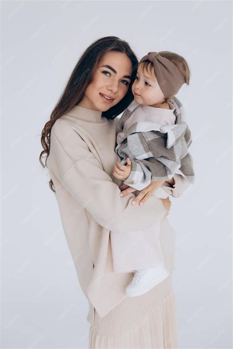 Premium Photo 290422 Kyiv Ukraine Mother Little Daughter Isolated On