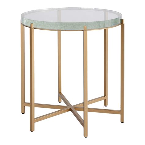 Contemporary Royal End Table Gold Chairish
