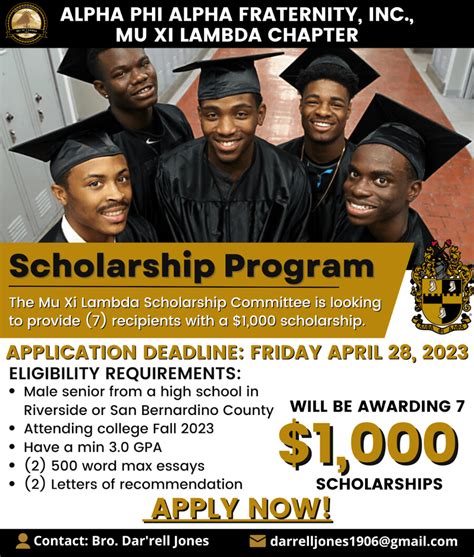 Alpha Phi Alpha Fraternity Incorporated Mu Xi Lambda Chapter The