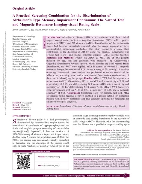 Pdf A Practical Screening Combination For The Discrimination Of