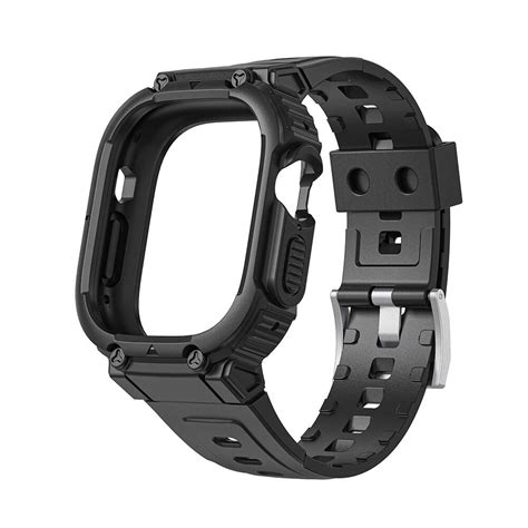 Apple Watch 7 45mm Wiwu Wi Wb014 Armor Serisi 2in1 Sert Pc Kasa