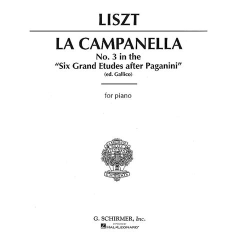 Liszt Franz La Campanella