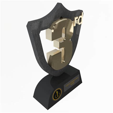 3rd Prize Trophy 3d Model By Birdfix