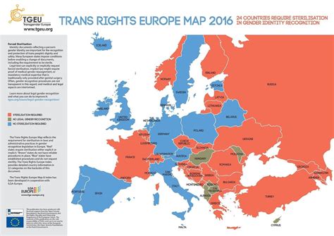 Transgender Rights In Europe Maps On The Web