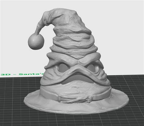 Santa Sorting Hat Christmas Candle Holder Serev3d By Serev3d Makerworld Download Free 3d Models