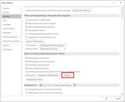 Four Tips For Using The Spelling And Grammar Check In Word