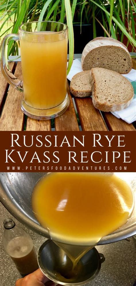 A Refreshing Russian Summer Drink Naturally Fermented From Rye Bread