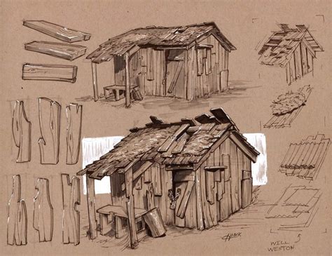 Shack Drawing At Explore Collection Of Shack Drawing