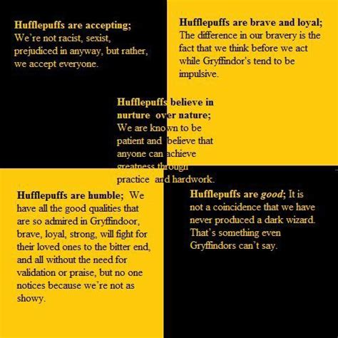 Embody The Hufflepuff Qualities