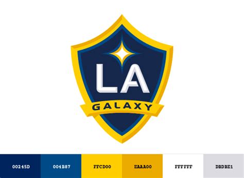 La Galaxy Brand Color Codes
