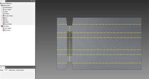 flat pattern shifts bendlines when a fold feature is applied autodesk