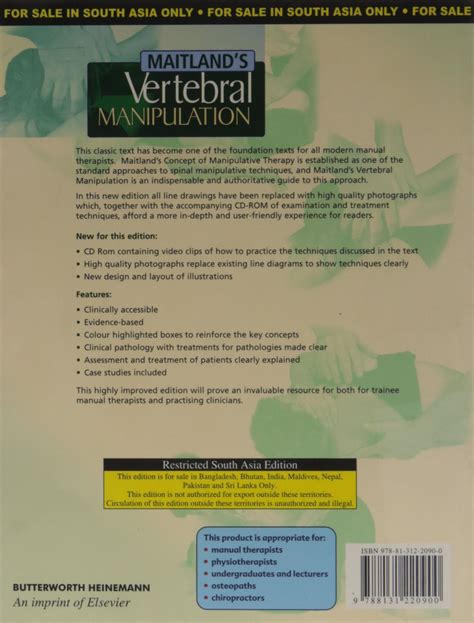 Vertebral Manipulation By Maitland Doctors Cart