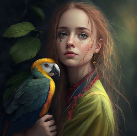 Pin On Bird Reference Portrait Art Girl Portrait Art