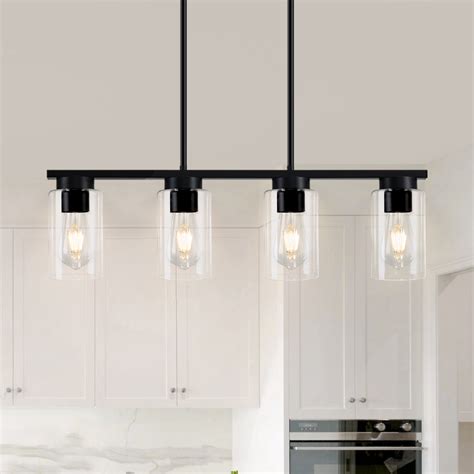 Latitude Run® Dyllian 4 Light Kitchen Island Pendant Lighting Linear