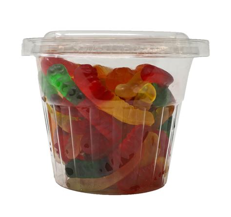 Assorted Gummi Worms 128oz