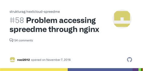 Problem Accessing Spreedme Through Nginx · Issue 58 · Strukturagnextcloud Spreedme · Github