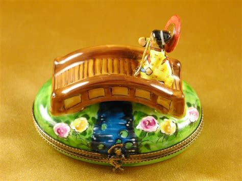 Bridge Wchinese Woman Limoges Boxes And Figurines Limoges Factory