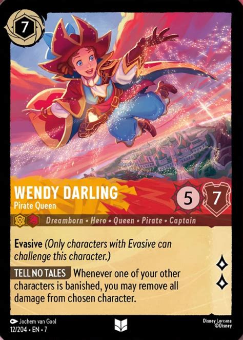 012204 Wendy Darling Pirate Queen Archazias Island Disney