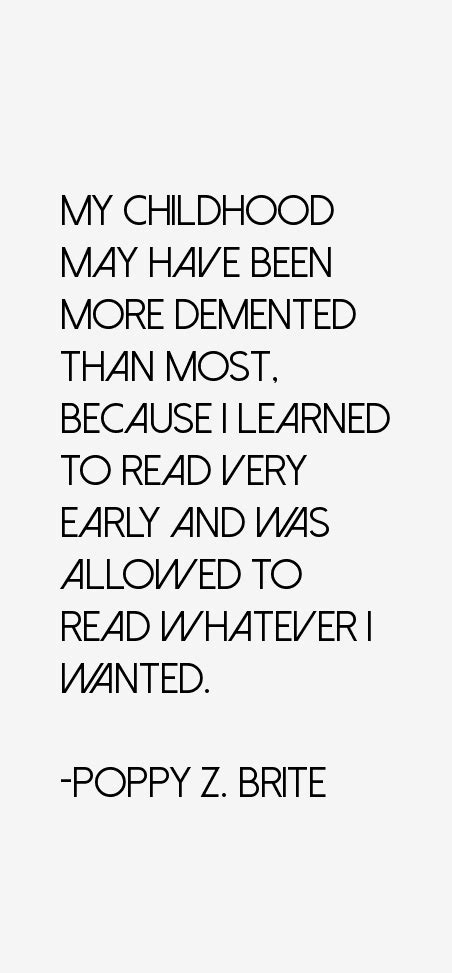Poppy Z Brite Quotes And Sayings