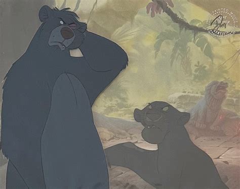 Original Walt Disney Production Cel From The Jungle Book Featuring Bal