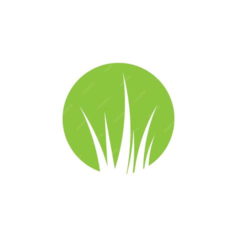 Premium Vector Grass Illustration Logo Vector Design