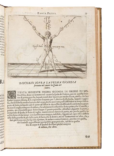Fabris Salvator De Lo Schermo Overo Scienza Darme Padua 1624 Second Edition Auction