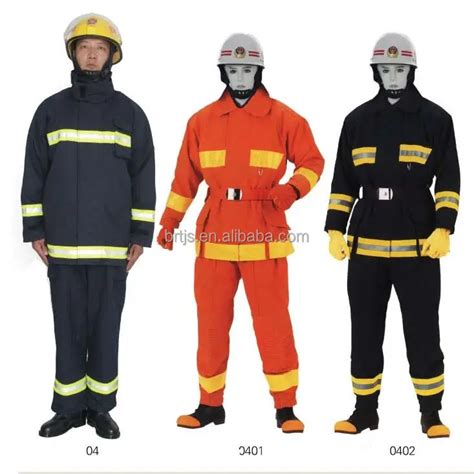 Firefighters Fire Fighting Dress Robe De Feu Uniforms