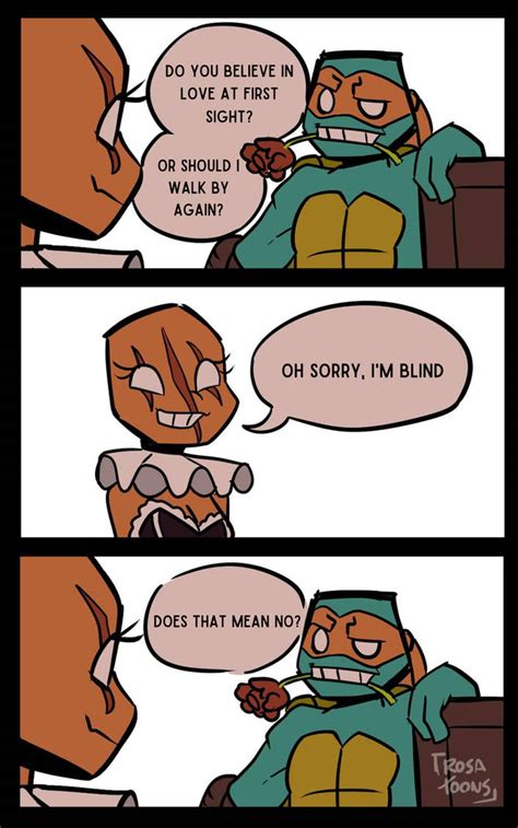 Tmnt Midonna Love At First Sight By Rosatoons On Deviantart